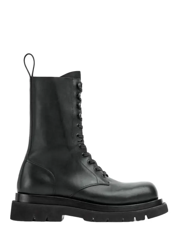 Bottega Veneta Lug Lace-up Boots - Black