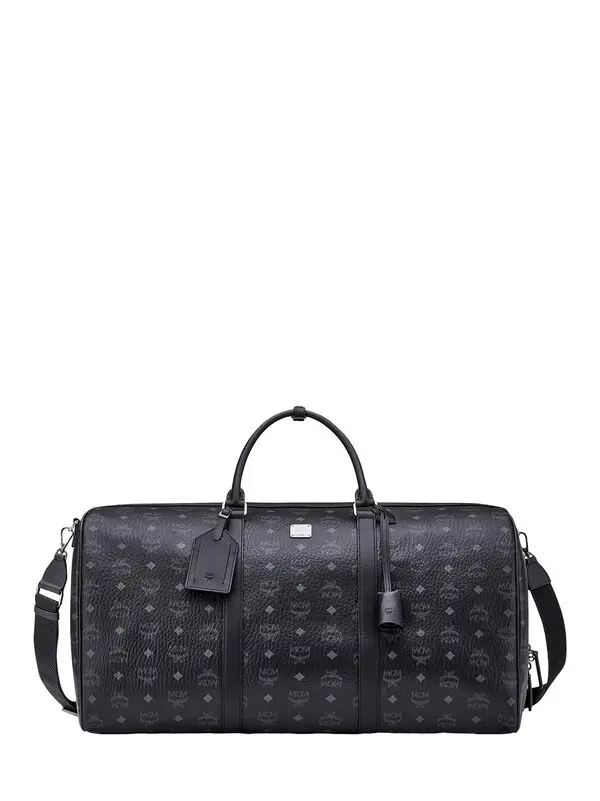 Mcm Extra Large Ottomar Weekender Duffle Bag - Black
