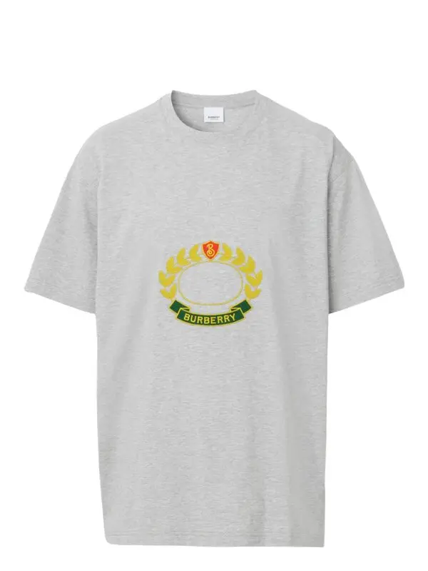 Burberry Oak Leaf Crest-print T-shirt - White