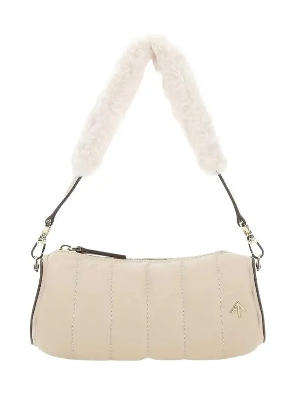 Manu Atelier Duffel Shoulder Bag - Nude