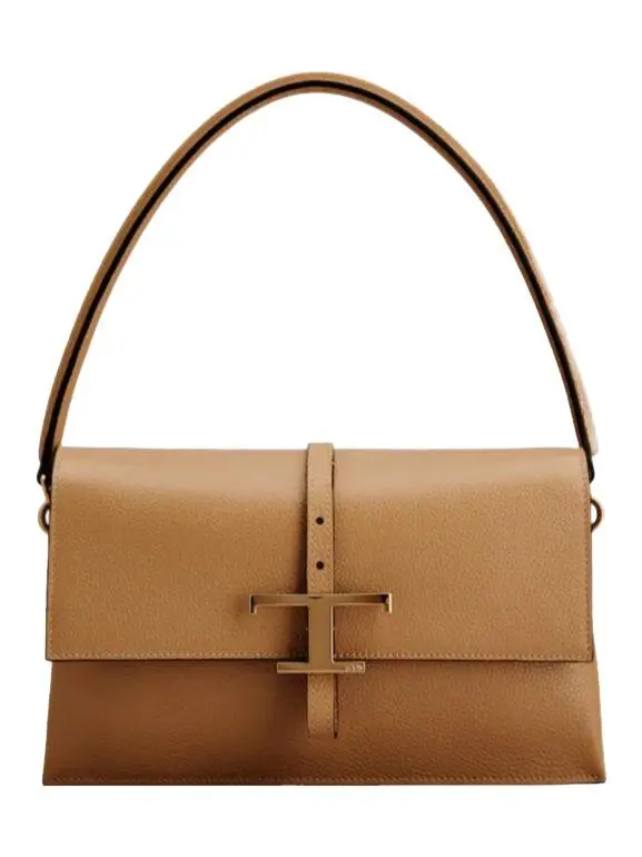 TOD'S Timeless Flap Shoulder Bag - Brown