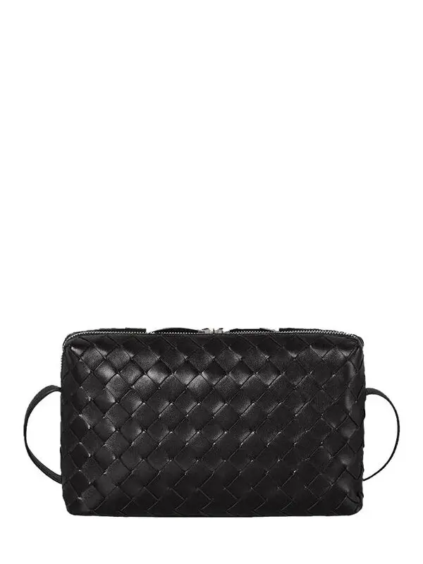 Bottega Veneta Intrecciato Weave Mini Bag - Black