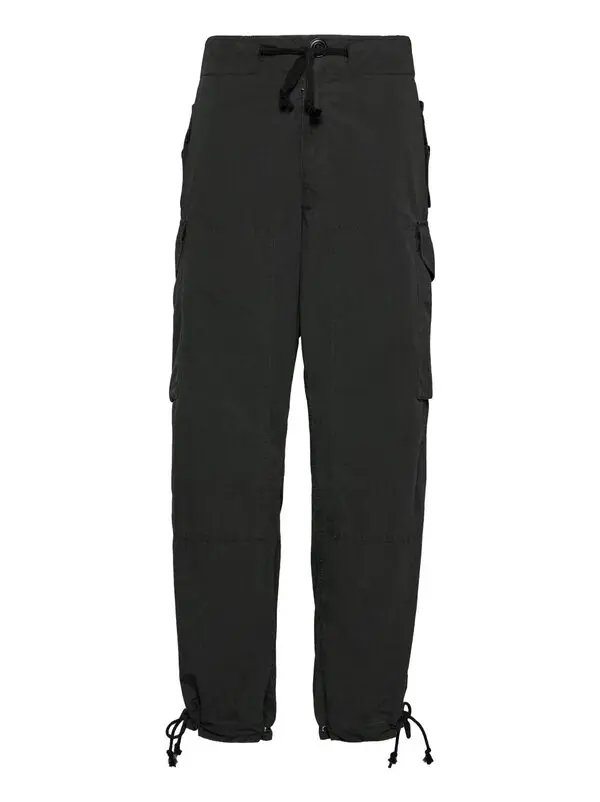 MAISON MARGIELA Cargo Pants With Drawstring Waist - Black