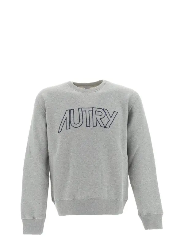 AUTRY Round Neck Sweater - Gray
