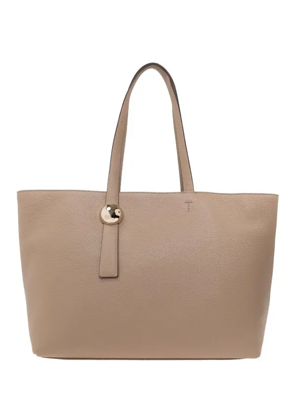 Furla Sfera Large Shopper Bag - Nude
