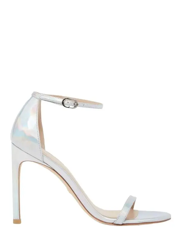 STUART WEITZMAN Logo High-heeled Sandals - White