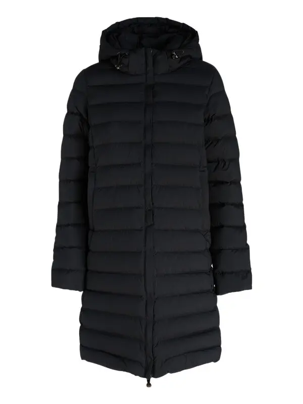Pyrenex Quilted Hooded Jacket - Black