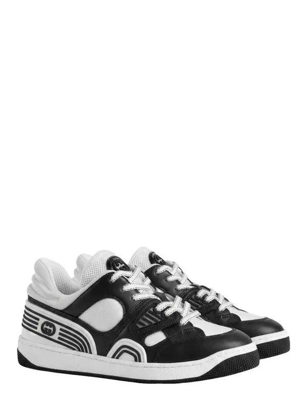 Gucci Basket Low-top Sneakers - White