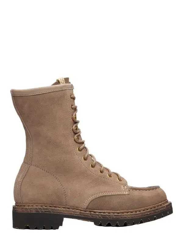 Visvim Lace-up Lug Sole Boots - Sand-colored