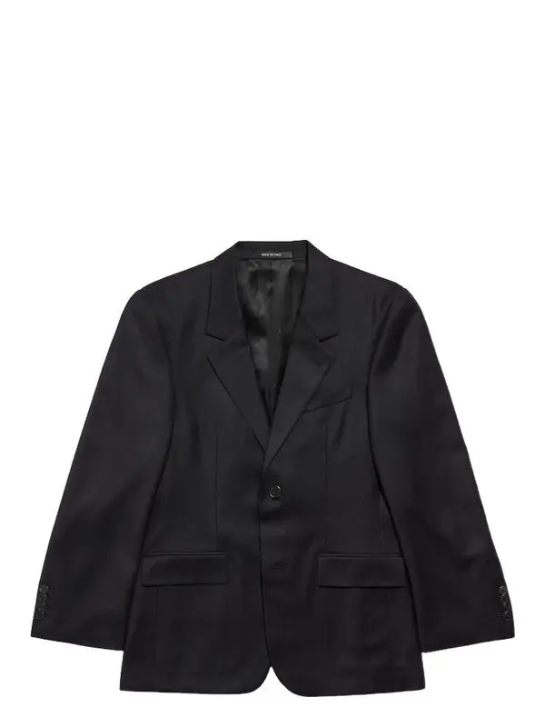 Balenciaga Tailored Single-breasted Blazer - Black