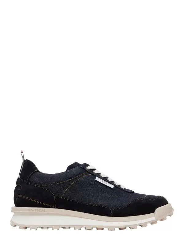 Thom Browne Lace-up Sneakers - Navy Blue