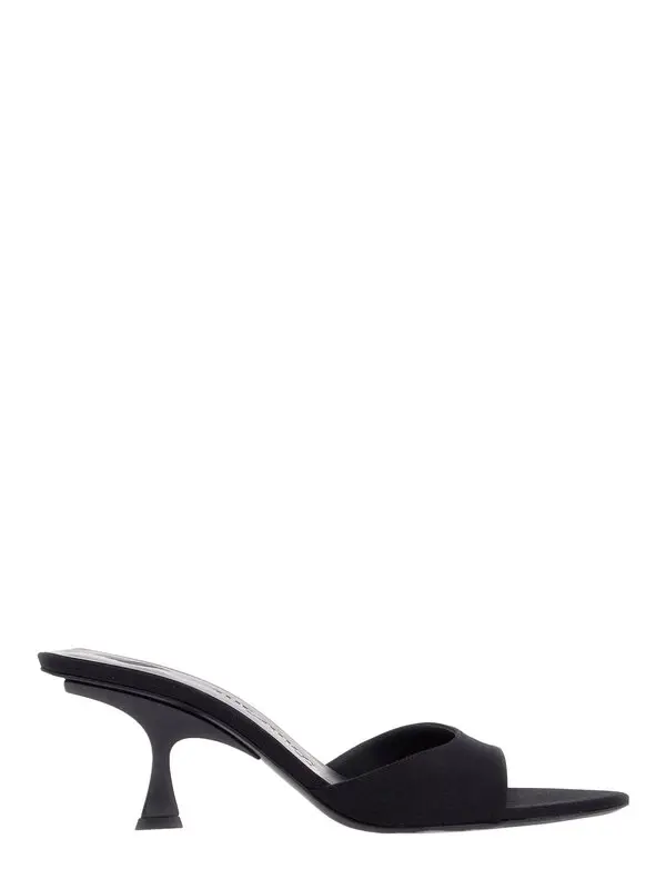 Attico Heeled Sandals - Black