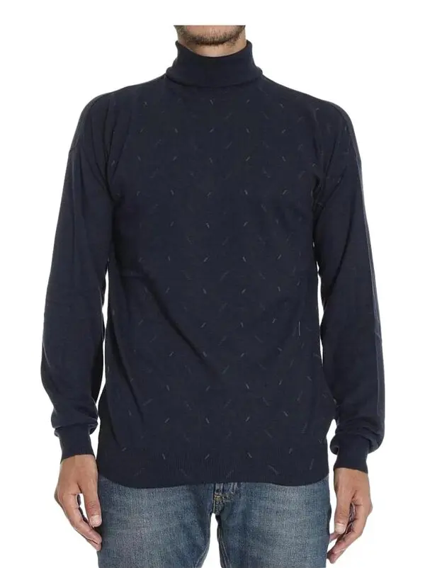 Emporio Armani High-necked Pullover - Black