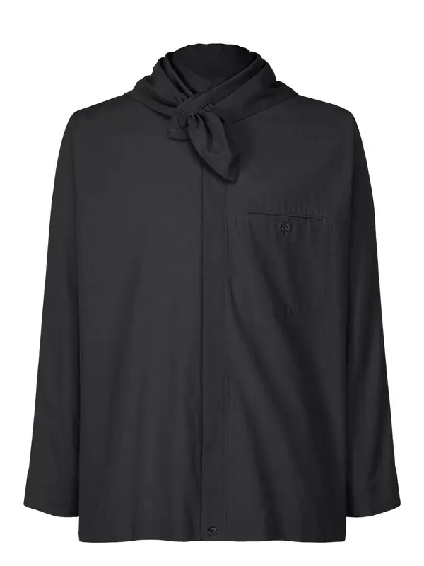 Issey Miyake Chest-pocket Shirt - Black