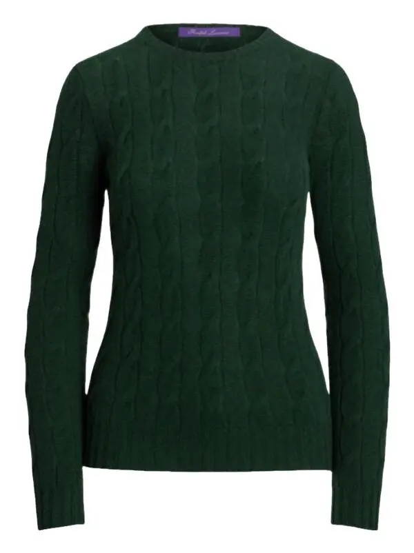 Ralph Lauren Cable-knit Crewneck Jumper - Black