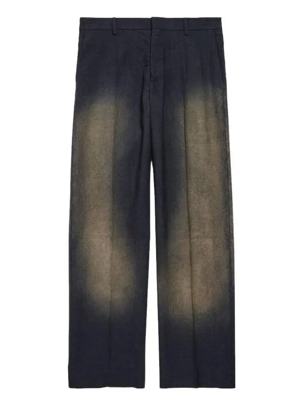 Balenciaga Faded Tailored Trousers - Charcoal-grey