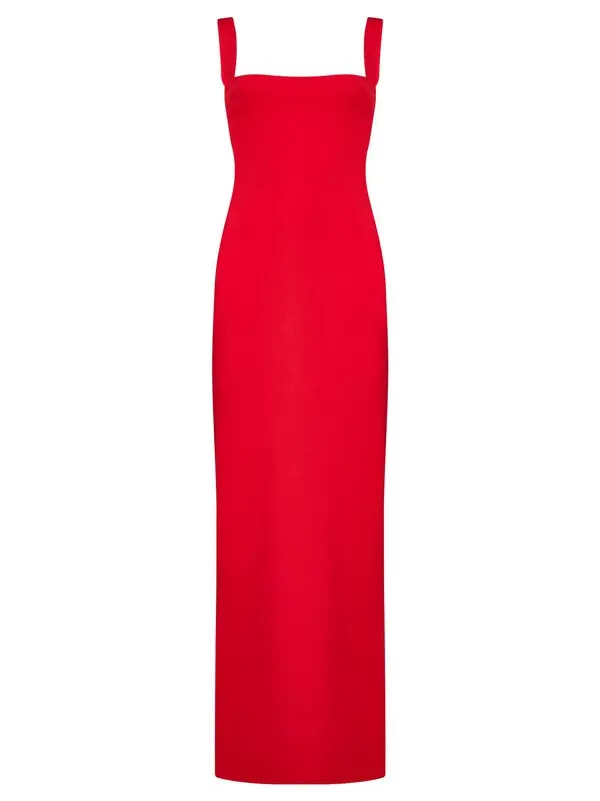 Solace London Joni Maxi Dress - Red