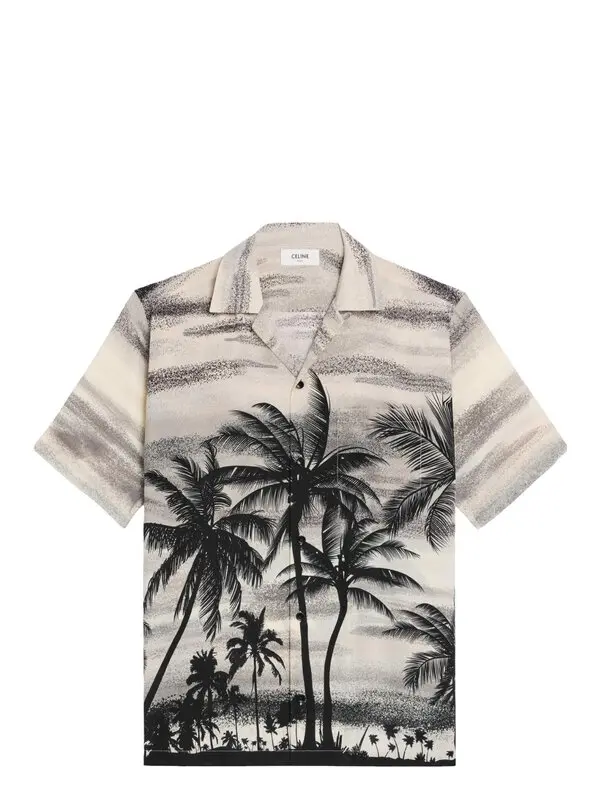 Celine Short-sleeved Shirt - Chalk/black
