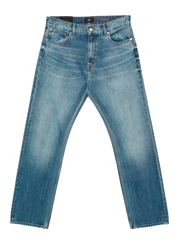 7 For All Mankind Straight Jeans - Blue