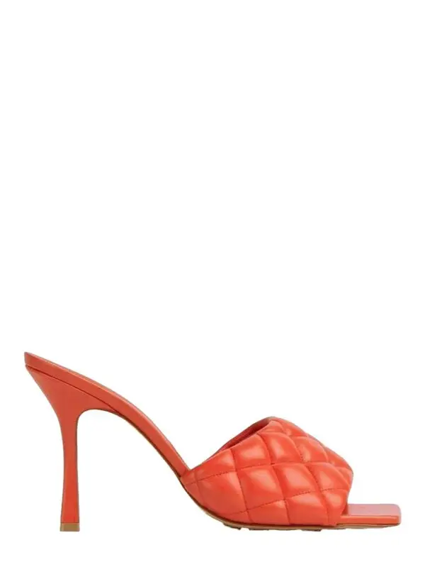 Bottega Veneta Padded Open Toe Heeled Sandals - Multicolor