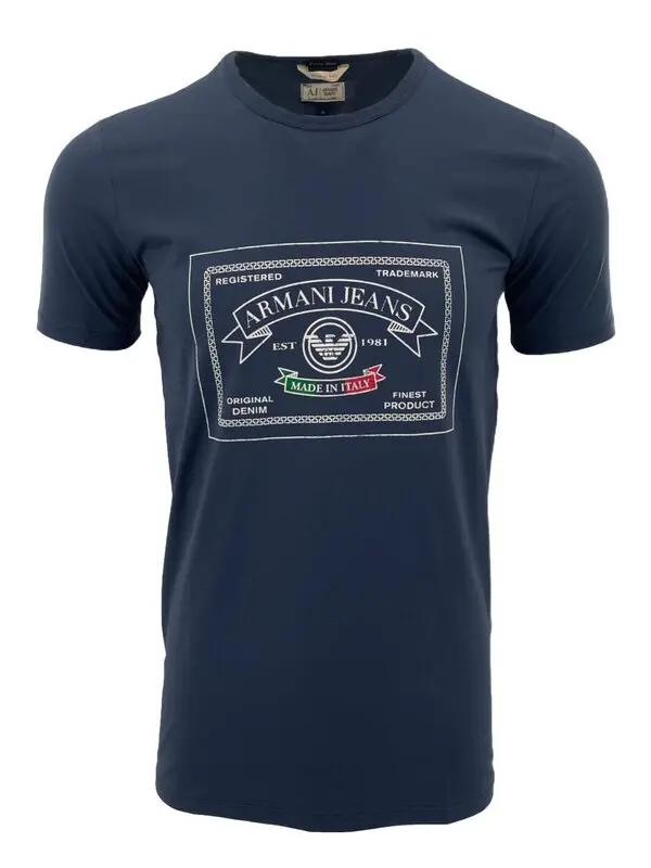 Emporio Armani Item O-neck Short-sleeved T-shirt - Black