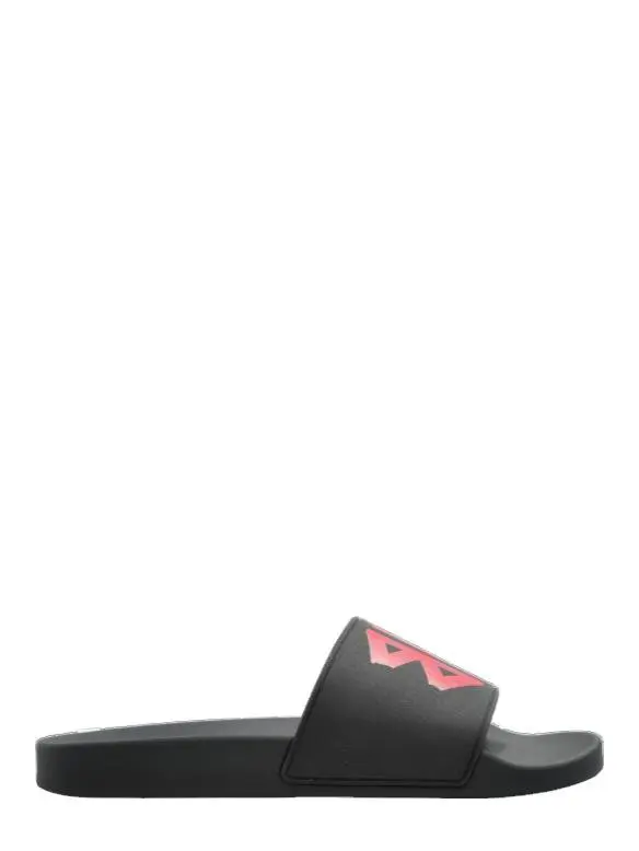 Balenciaga Bb Logo Pool Slide Sandals - Black
