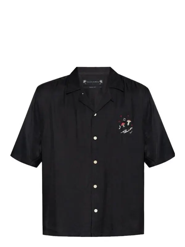ALLSAINTS Fungi Short-sleeved Shirt - Black