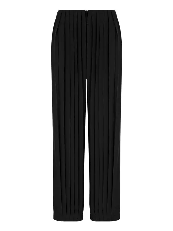 Giorgio Armani Pleated Trousers - Black