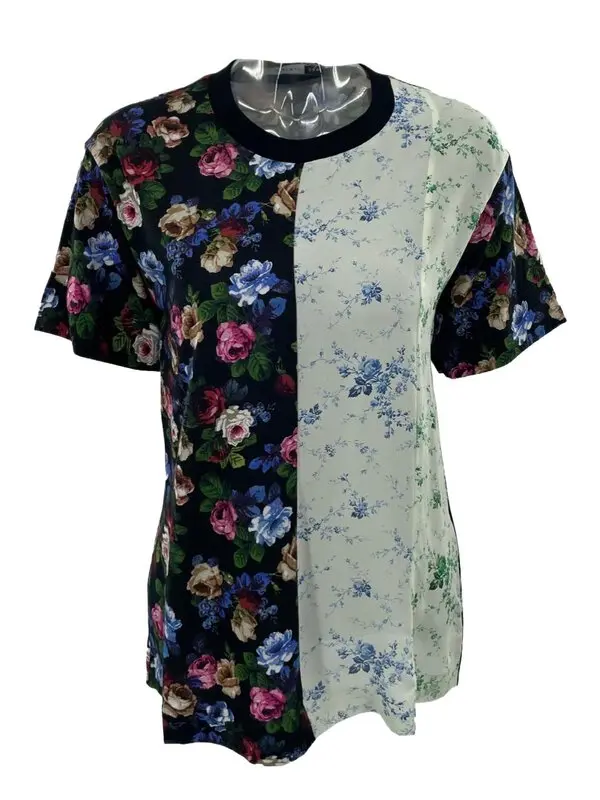 Sportmax Short Sleeve T-shirt With Graphic Print - Gray