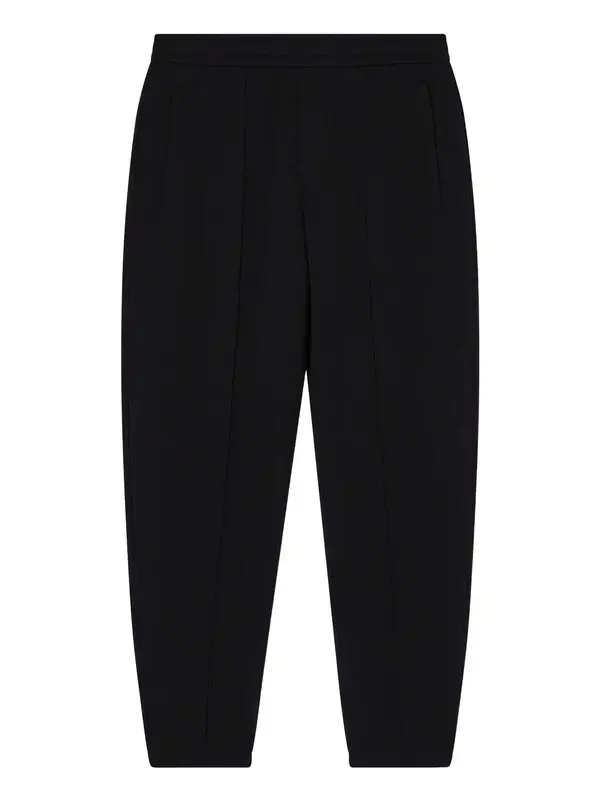 Emporio Armani Tapered Leg Casual Pants - Black