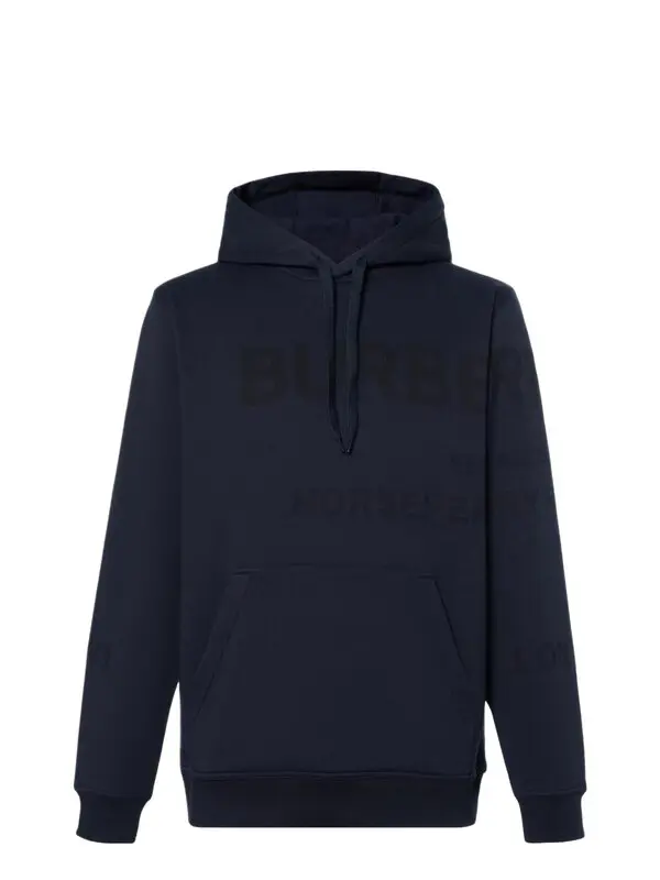 Burberry Long Sleeve Hooded Sweatshirt With Logo - No