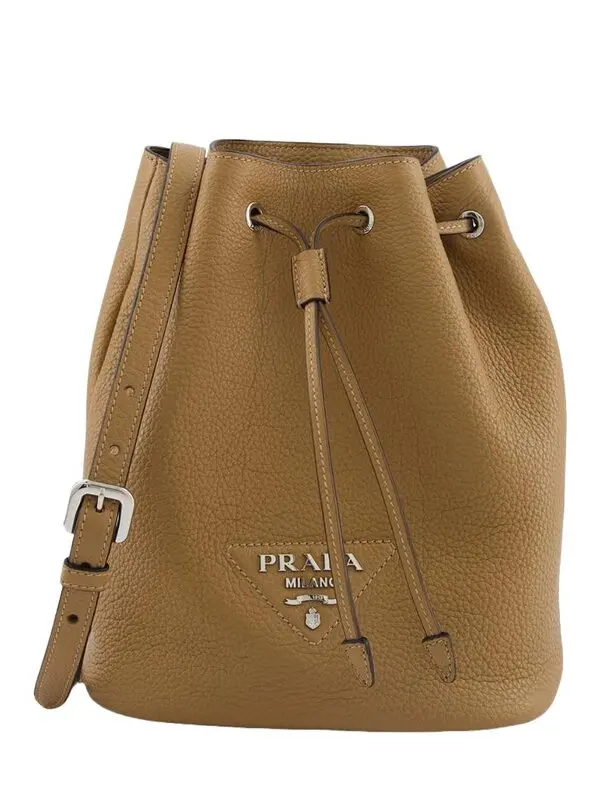 Prada Drawstring Shoulder Bag - Green
