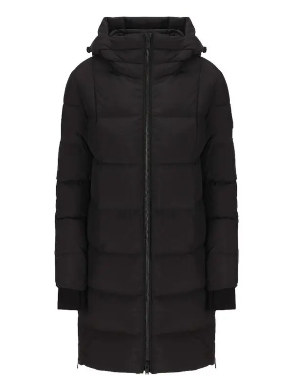 Moose Knuckles Padded Long Coat - Black