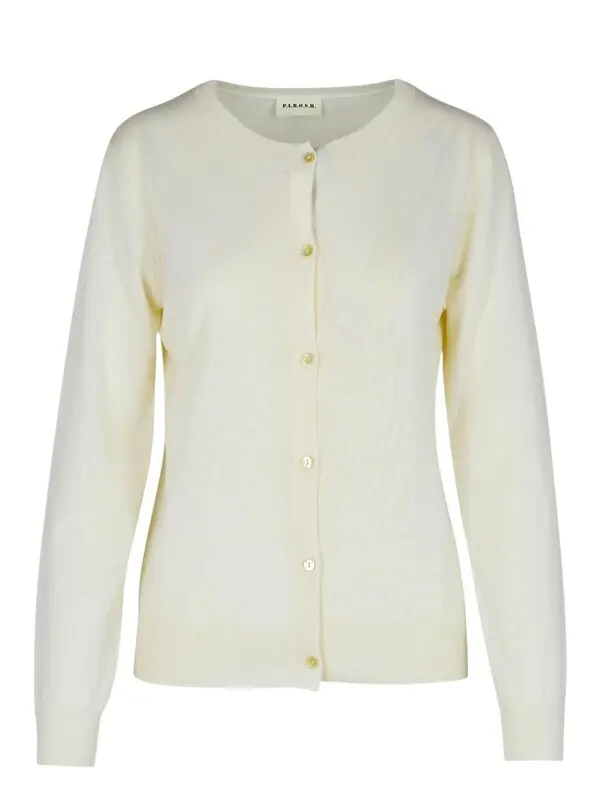 P.a.r.o.s.h Knitted Cardigan - White