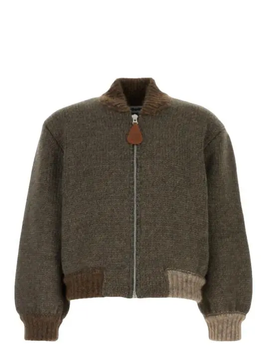 MAGLIANO Zip-up Mohair Cardigan - Brown