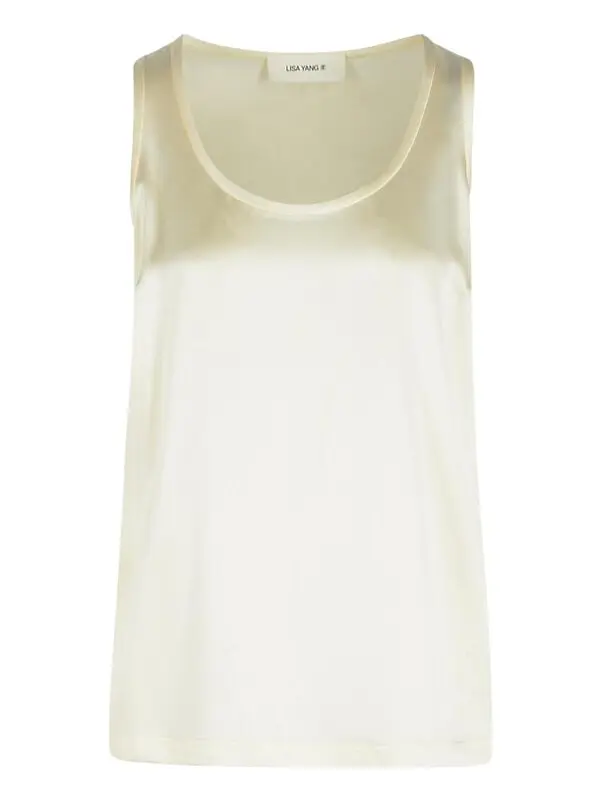 LISA YANG Sleeveless Vest - Ivory
