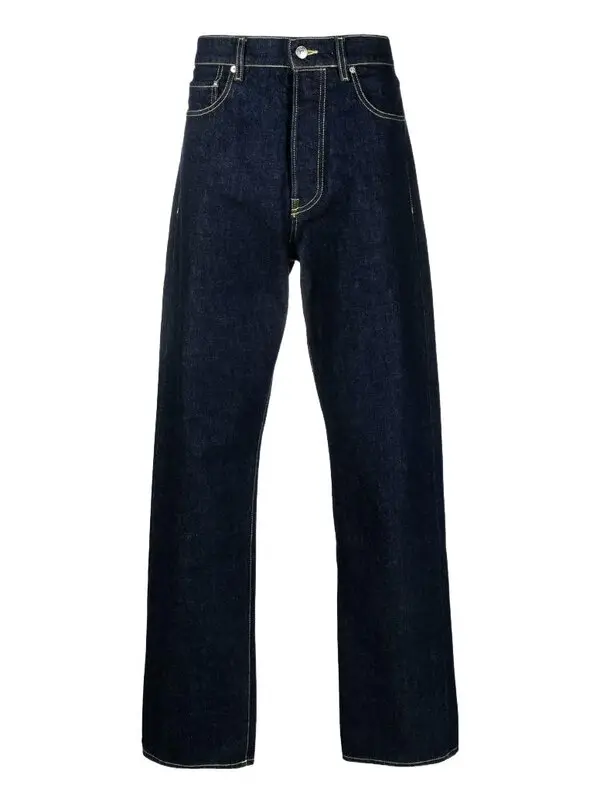 Kenzo Asagao Straight-fit Jeans - Black
