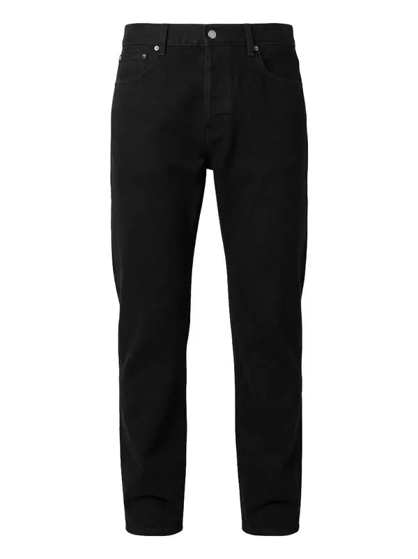 Gucci Cropped Slim Denim Pants - Black