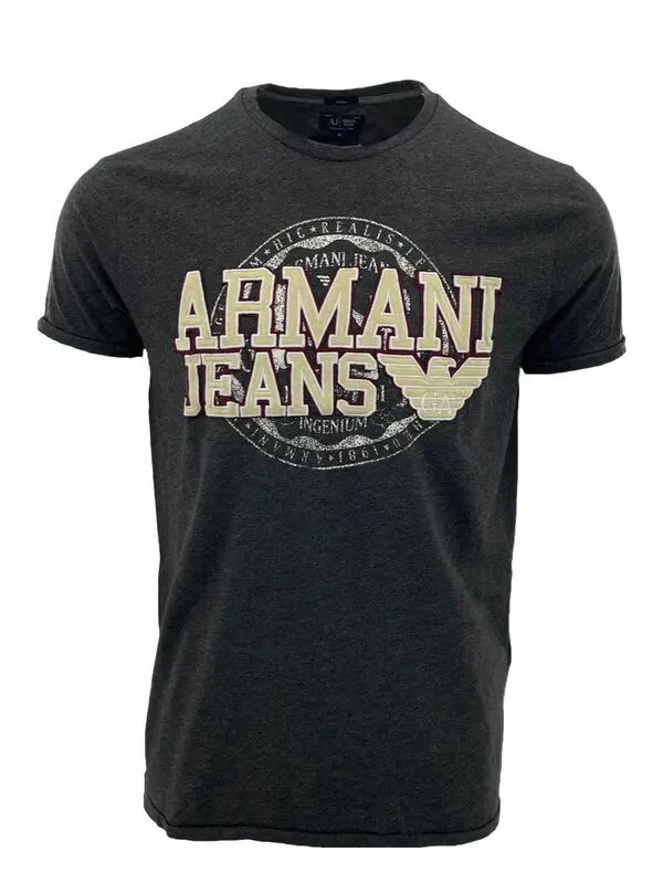 Emporio Armani Item O-neck Short-sleeved T-shirt - Black