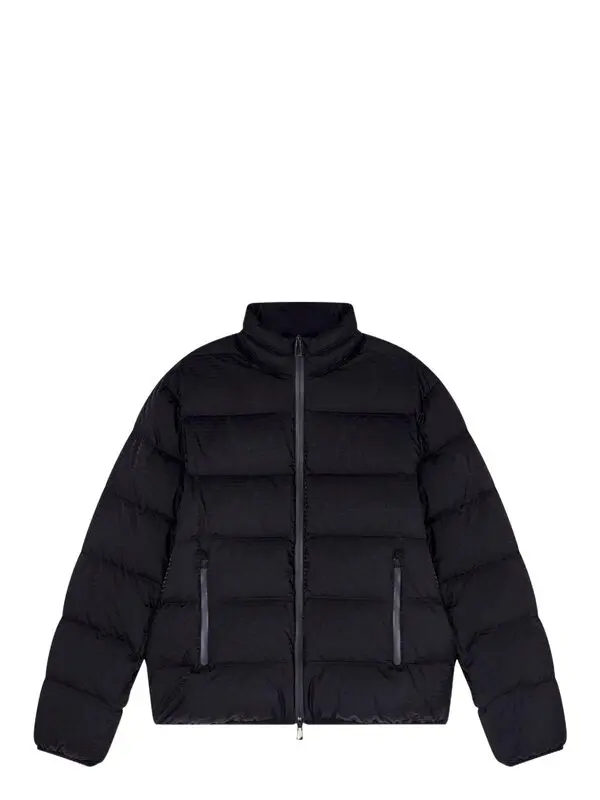 Emporio Armani Zip-up Padded Jacket - Black