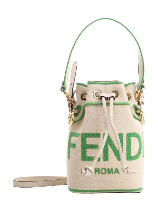 Fendi Small Mon Tresor Bucket Bag - Nude