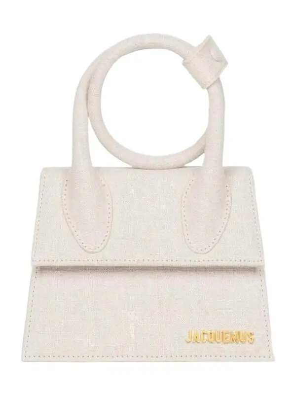 Jacquemus Le Chiquito Noeud Canvas Tote Bag - Brown