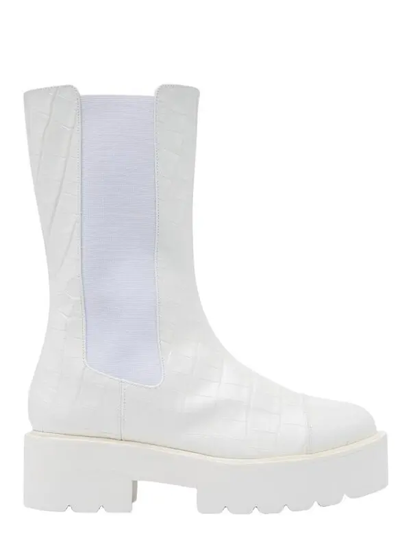 STUART WEITZMAN Chelsea Boots - White