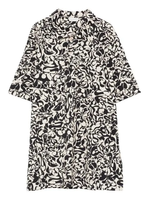 Dries Van Noten Printed Shirt - Black