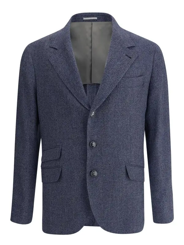 Brunello Cucinelli Single Breasted Jacket - Black