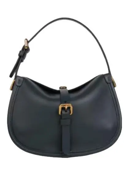 Etro Small Leather Pony Bag - Navy Blue