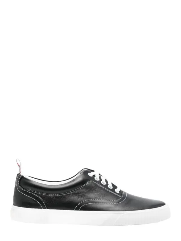 Thom Browne Heritage Round Toe Sneakers - Black