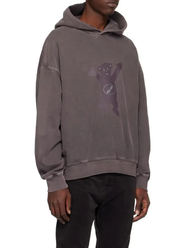 We11Done Logo-print Cotton Hoodie - Black