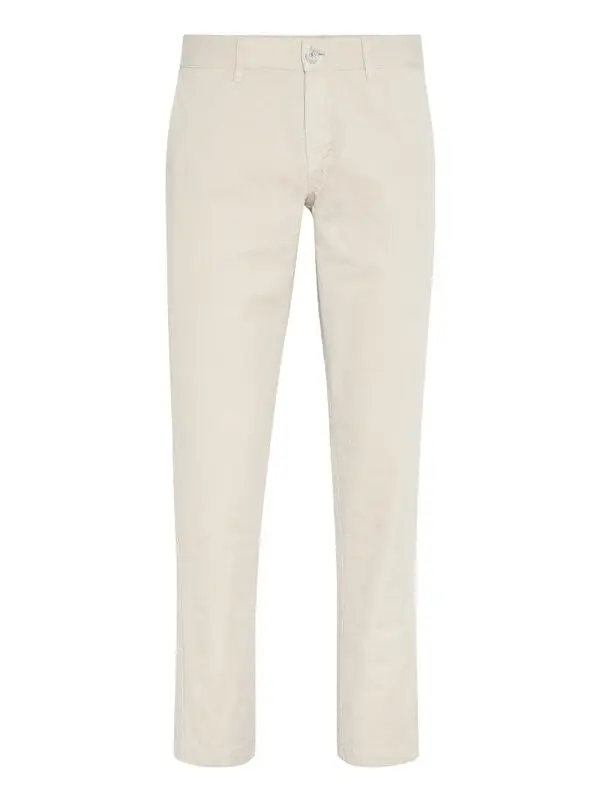 Philipp Plein Logo Tapered Jeans - White
