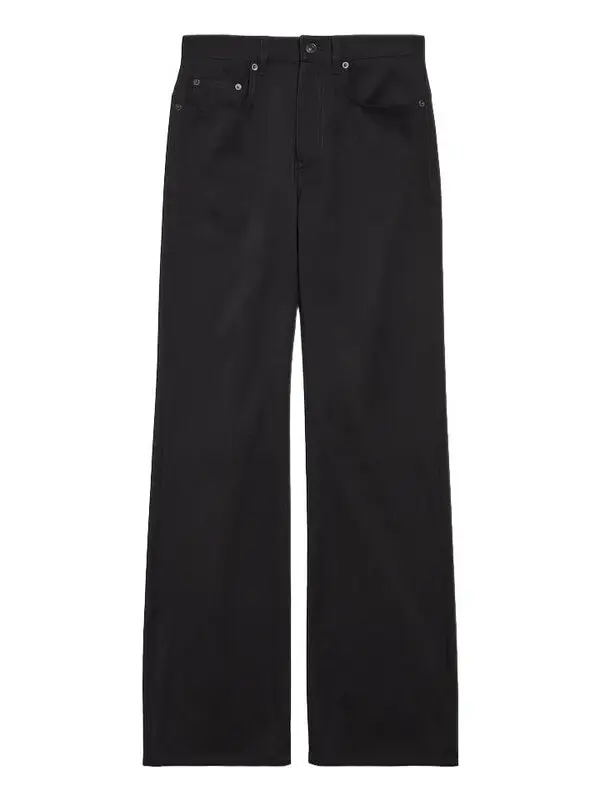 Balenciaga Straight-leg Tailored Pants - Black
